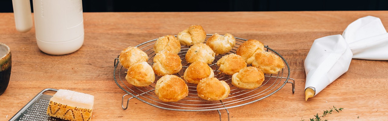 Garlic cheese choux | Recipes | Official KitchenAid Site